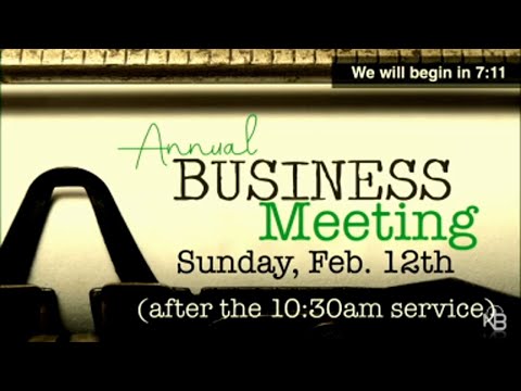6:00PM Saturday Service