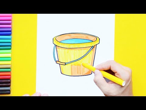 How to draw a Bucket for Beginners – I'm Youtuber – Follow my videos to ...