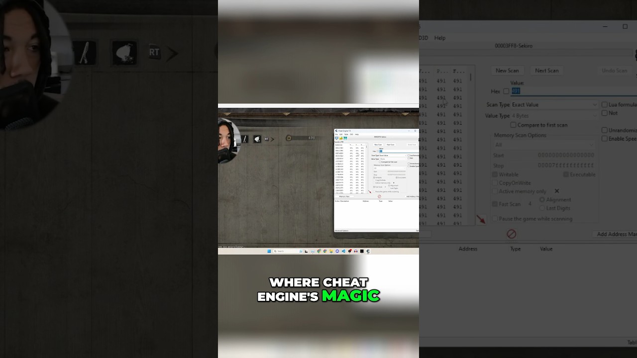 How to use Cheat Engine (ethically hack your video games) #cheatengine #hack #gaming #programming