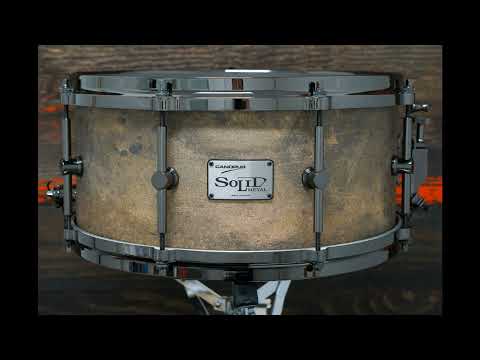 Canopus 6.5x14" Patina Solid Brass Snare Drum | Reverb