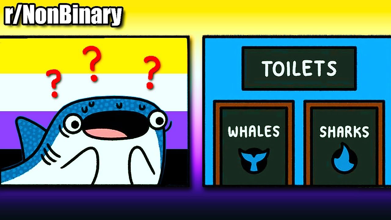 Enby bathrooms when | 🌈 r/NonBinary