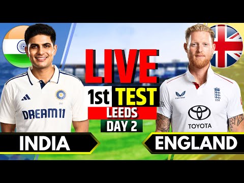 India vs England, 1st Test, Day 2 | Live Cricket Match Today | IND vs ENG Live | 2nd Session