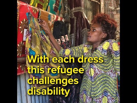 Meet the refugee tailor that’s fashionably defying disability in Kakuma
