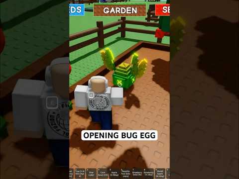 OPENING BUG EGG!! In Grow a Garden Roblox