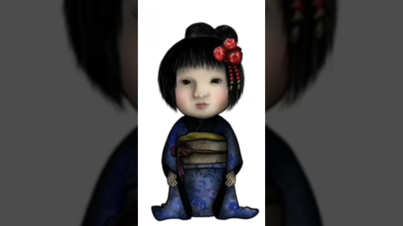 Japanese doll evolution #japannesedoll