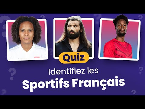 QUIZ Sport 🎾 ⚽ 🥋 : 60 Sportifs français à identifier - Foot, Tennis, Judo...