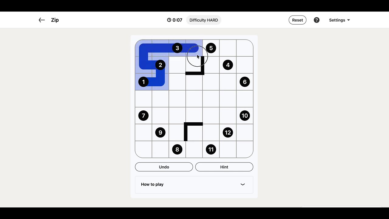 LinkedIn Zip Answer Today | 05 April 2026 - Puzzle #384