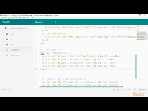 Learn Bootstrap 4 Projects Creating Tabbed Content | packtpub com - Mind Luster