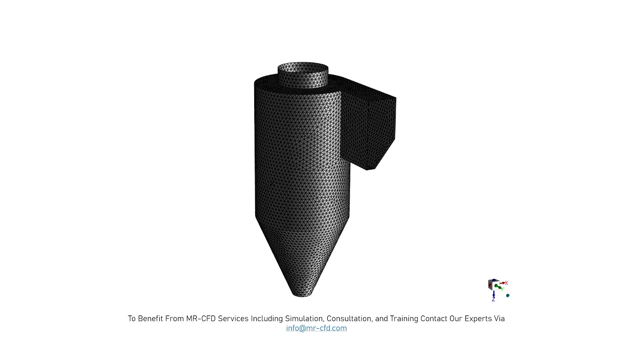 Cyclone CFD Simulation Using DPM