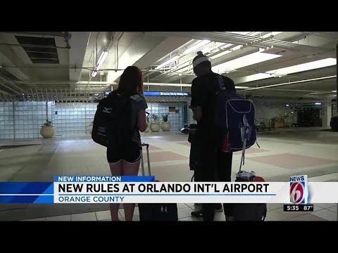New rules for ride sharing at Orlando International Airport