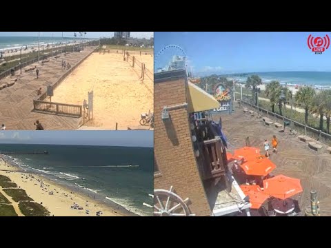 【LIVE CAM】  Myrtle Beach in South Carolina | Sea Crest Oceanfront Resort ​| Relaxing Music