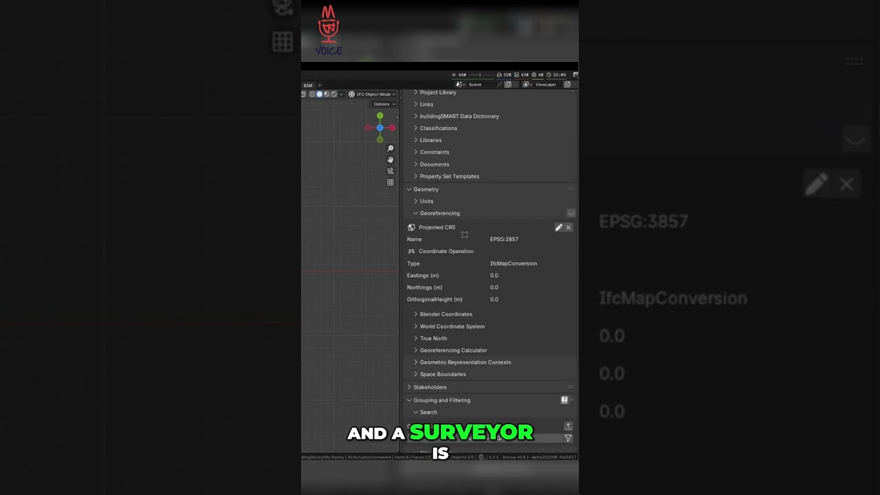 How do we know if an IFC model is georeferenced or not?