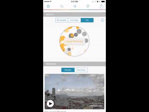 Weather Underground iPhone app demo video