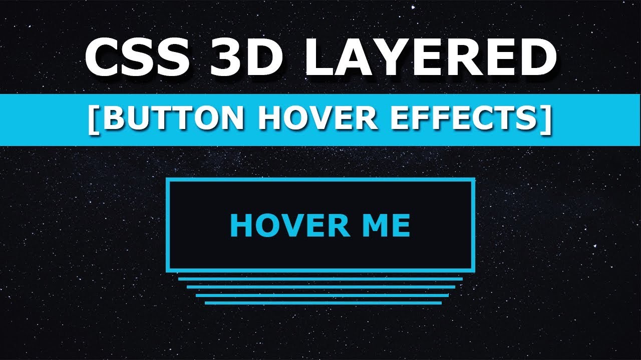 CSS 3d Layered Button Hover Effects - Button hover effects