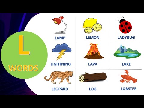Words Starting with L – Learn words that starts with L | Educational Video
