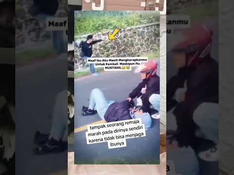 seorang anak yang menyalahkan diri karena tidak bisa menjaga ibunya