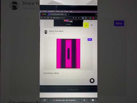 Create motion graphics with Jitter.video! 🚀 #techtok #design #ai #editing #websites