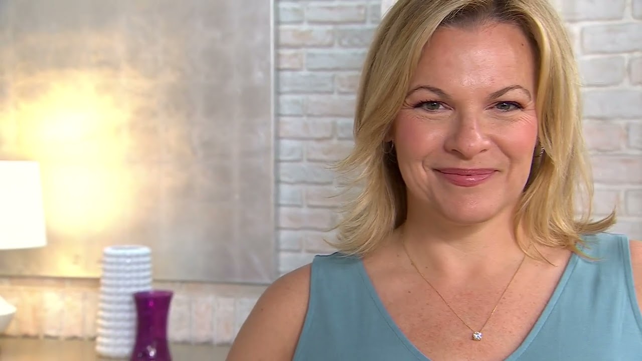 Fire Light Lab Grown Diamond 1-3ct Solitaire Necklace, 14K on QVC