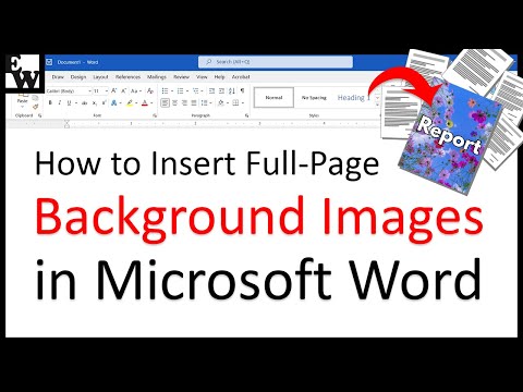 How to Insert Full Page Background Images in Microsoft Word (PC & Mac)