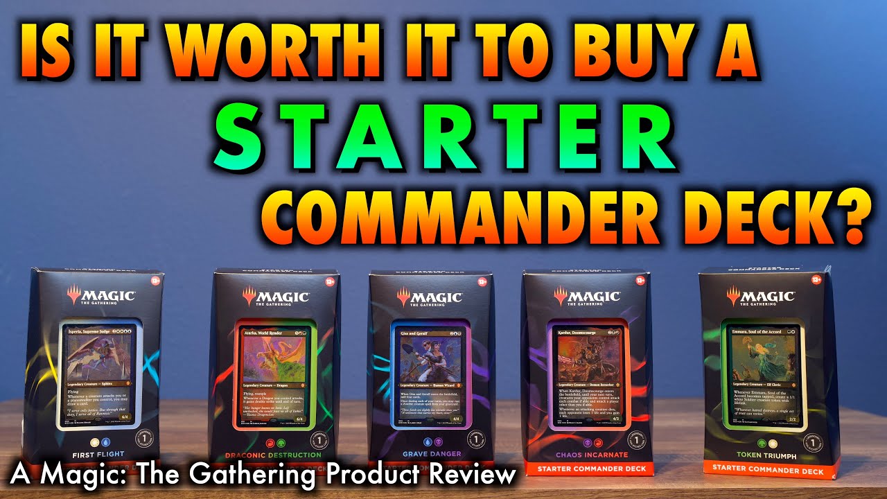 Is It Worth It To Buy A Starter Commander Deck? | A New Magic: The Gathering EDH Product Line
