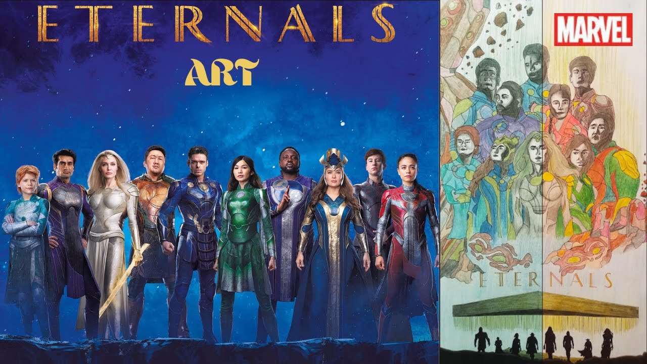 Marvel Studio - Eternals | Drawing | Poster | Art |