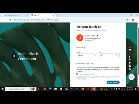 how to make adobe stock account in 2025|| start online bussiness on stock site 2025|| earn money