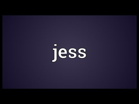 Jess Meaning
