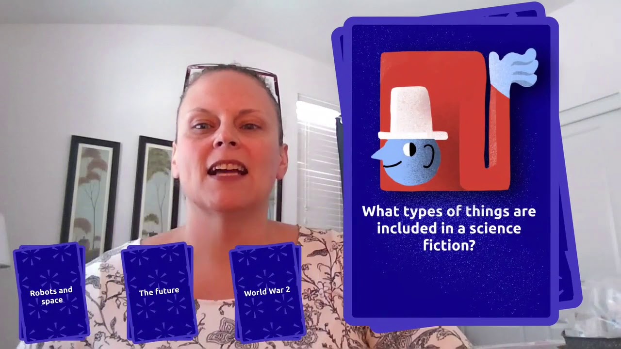 Online classroom game: Game show-style quiz using Prezi Video
