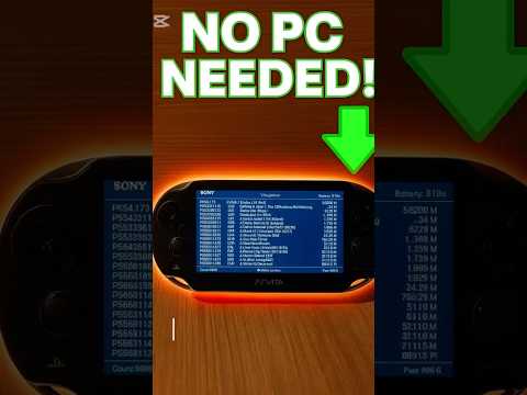 How to Download Games on PS Vita WITHOUT PC in 2025 🔥 #shorts