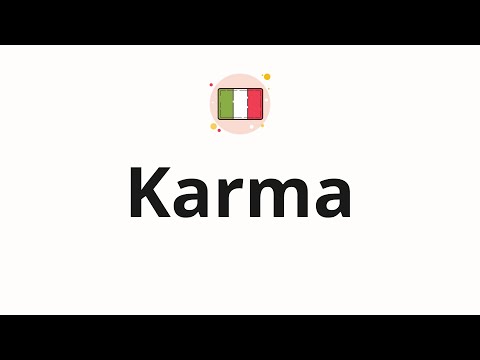 How to pronounce Karma