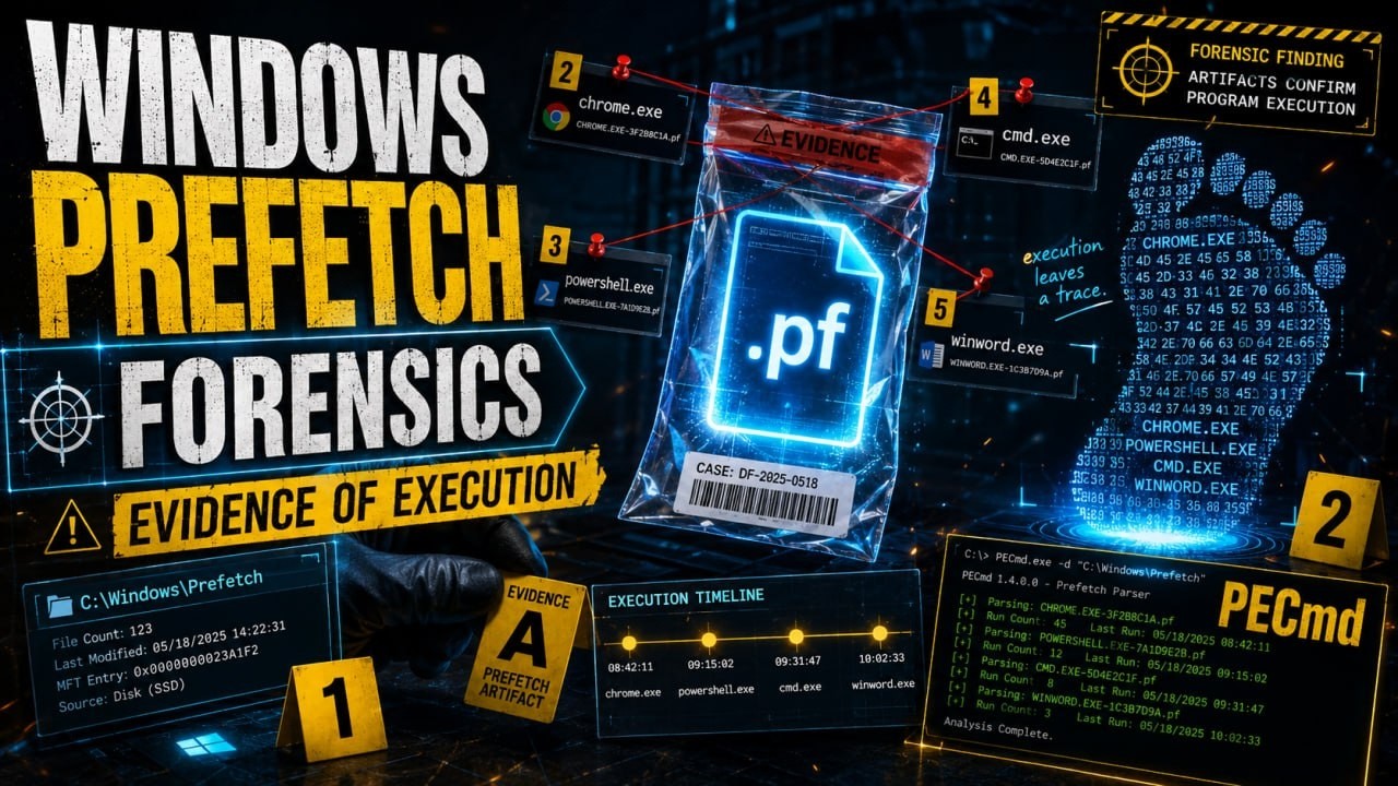Windows Prefetch & Evidence of Execution | PECmd Tutorial