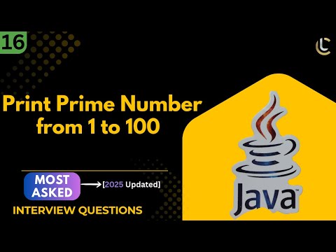 Print all prime numbers between 1 to 100 in java | Step-by-Step Explanation