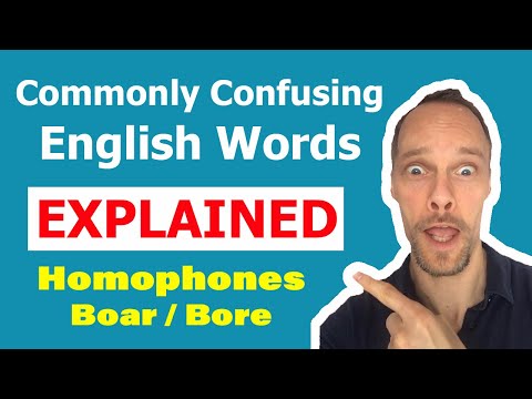 What's the Difference? BOAR + BORE