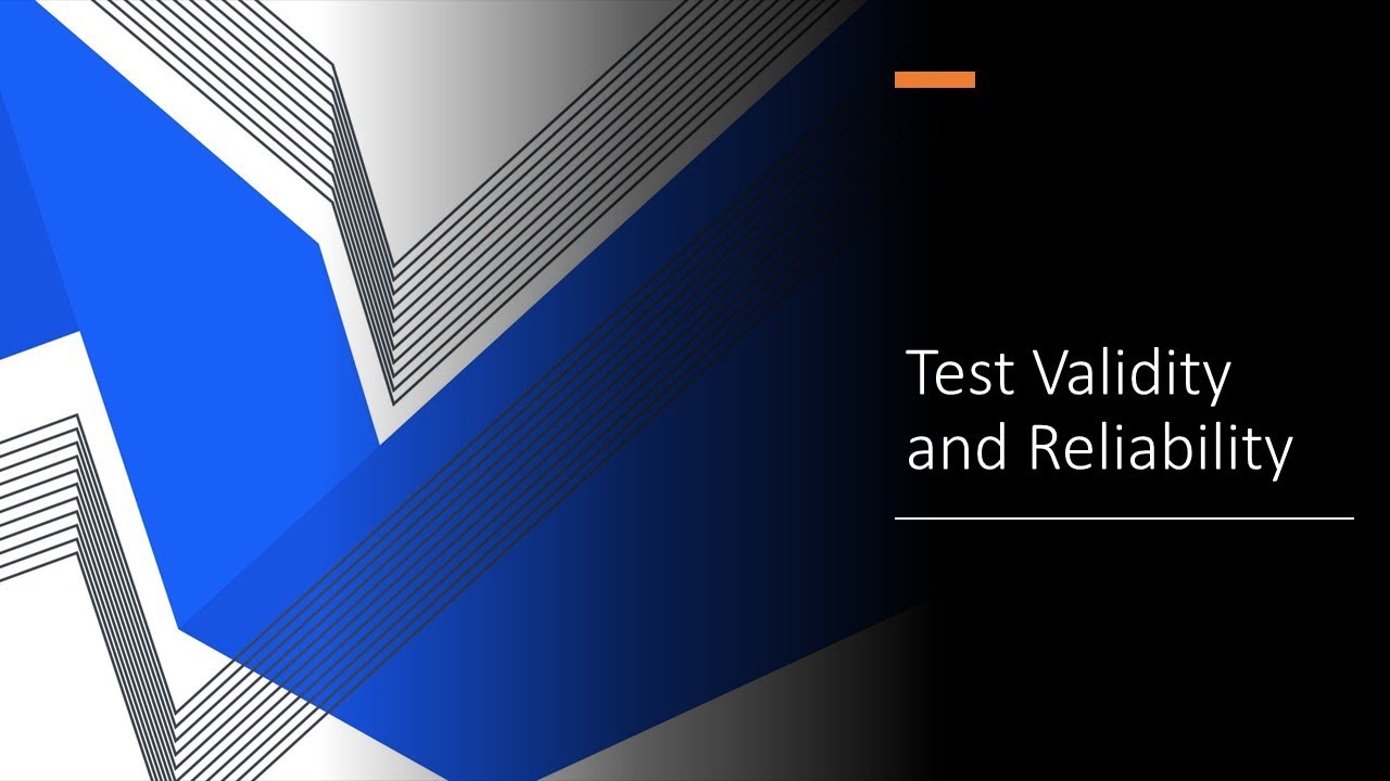 Establishing Test Validity and Reliability P2