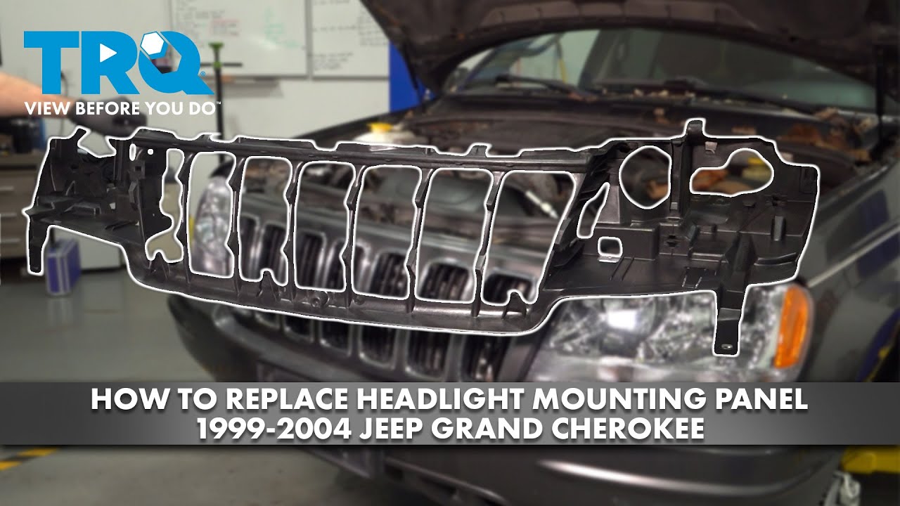 How to Replace Headlight Mounting Panel 1999-2004 Jeep Grand Cherokee