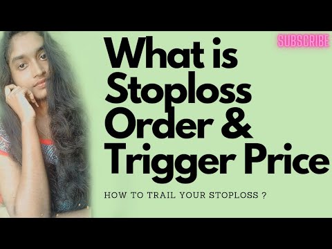 What is Stop Loss Order And Trigger Price Explained In Telugu? Subscribe To My channel !!
