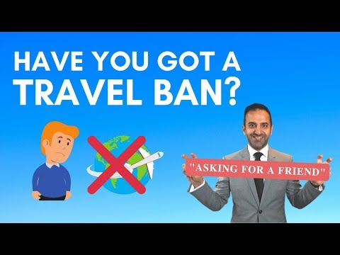 Do you have a travel ban due to an outstanding debt?