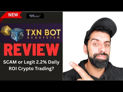 TXN Bot Review - SCAM or Legit 2.2% Daily ROI Crypto Ai Trading Opportunity?