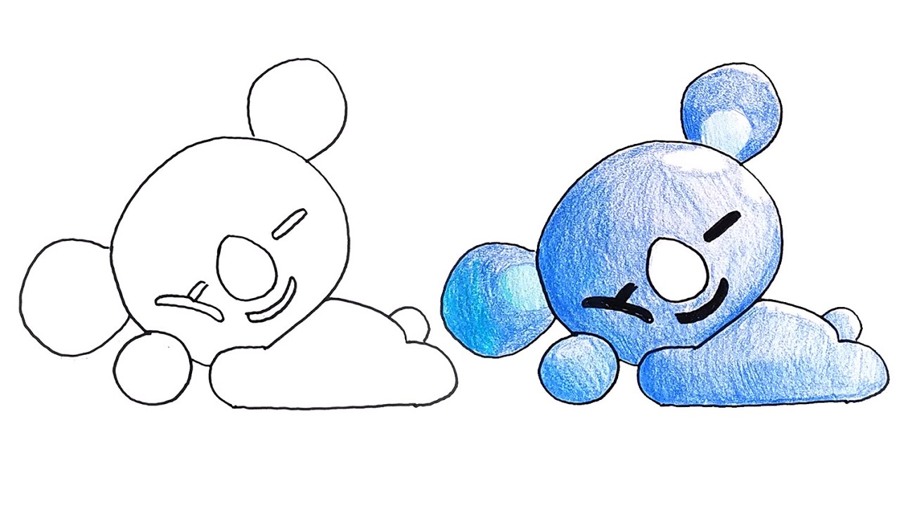 HOW TO DRAW KOYA BT21| BTS | STEP BY STEP | EASY