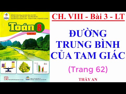 Bài 3 - CHƯƠNG 8 - ĐƯỜNG TRUNG BÌNH CỦA TAM GIÁC - Lý thuyết - TOÁN 8 CÁNH DIỀU - Tập 2