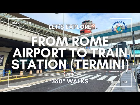 How to get from Rome Airport to Train Station (Termini): Step-by-Step! April 2025