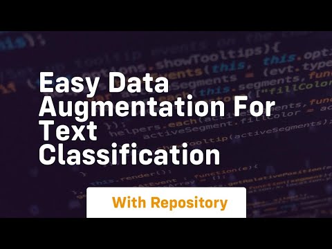 easy data augmentation for text classification