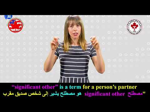 What is the meaning of Significant other English in the minute