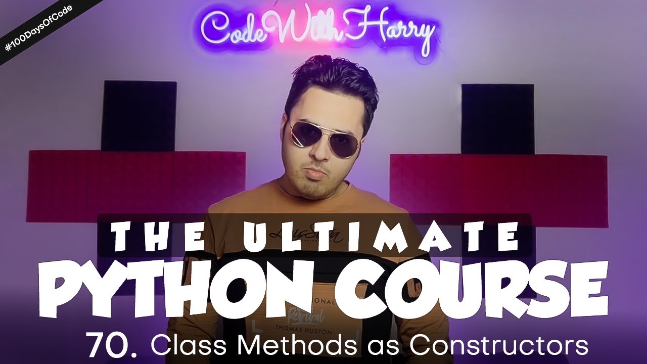 Class Methods as Alternative Constructors in Python | Python Tutorial - Day #70
