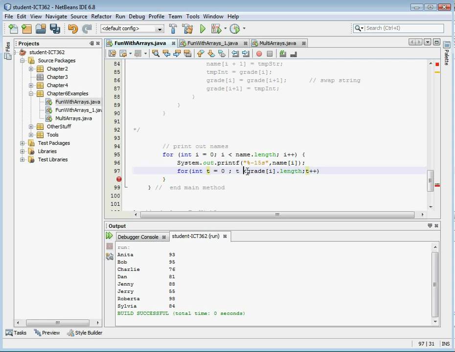 Java Programming: Creating Multidimensional Arrays (4)