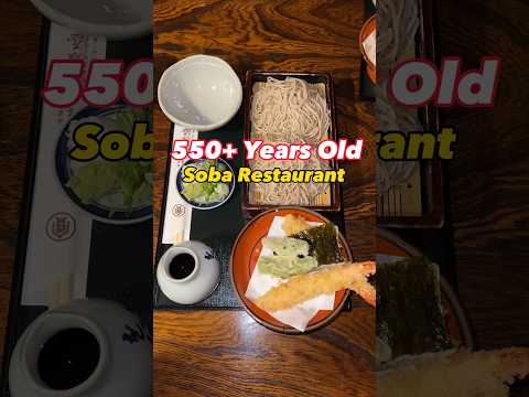 550 Years Old Soba Restaurant in Japan