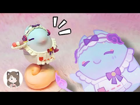 【Genshin Impact 原神】Yumemizuki Mizuki 梦见月瑞希 | Dream Eater 食梦貘 | handmade clay figures【CMY clay】