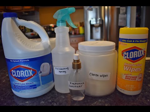 DIY Disinfecting Wipes For Surfaces and Electronics Spray | Fight Coronavirus