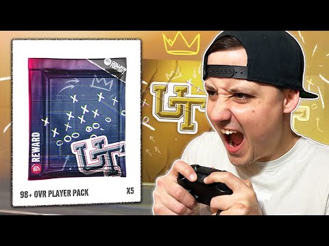 COIN METHOD! Opening FIVE 98+ Player Packs! CFB 25!