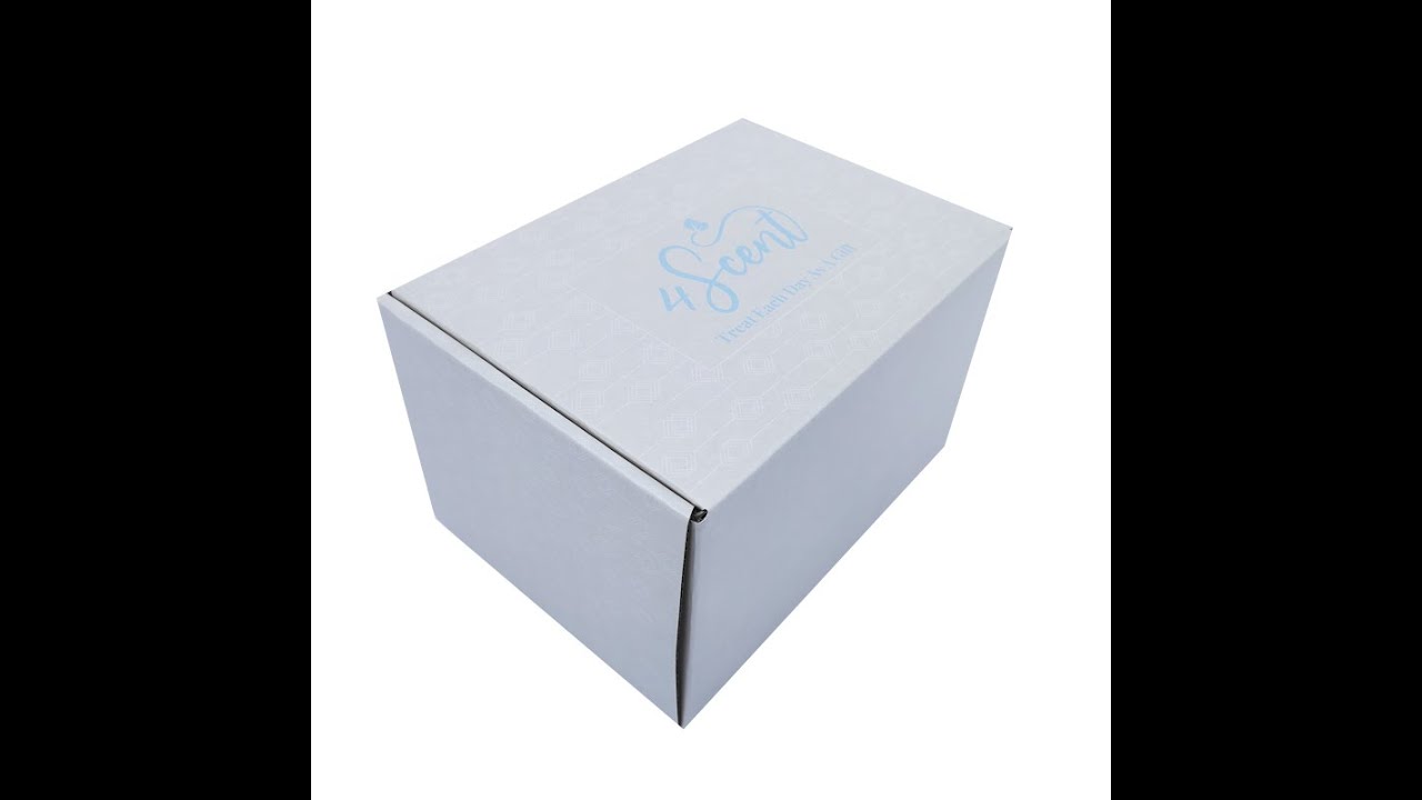 Corrugated Mailer Boxes 9 Custom logo custom printing packaging Grey color